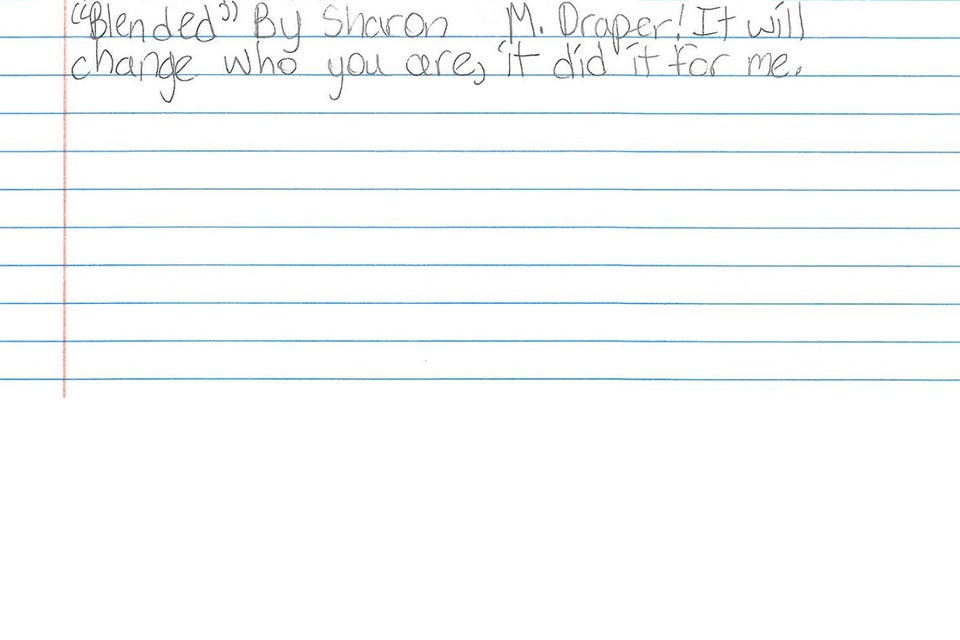 An 11-year-old reader on Sharon Draper’s Blended.