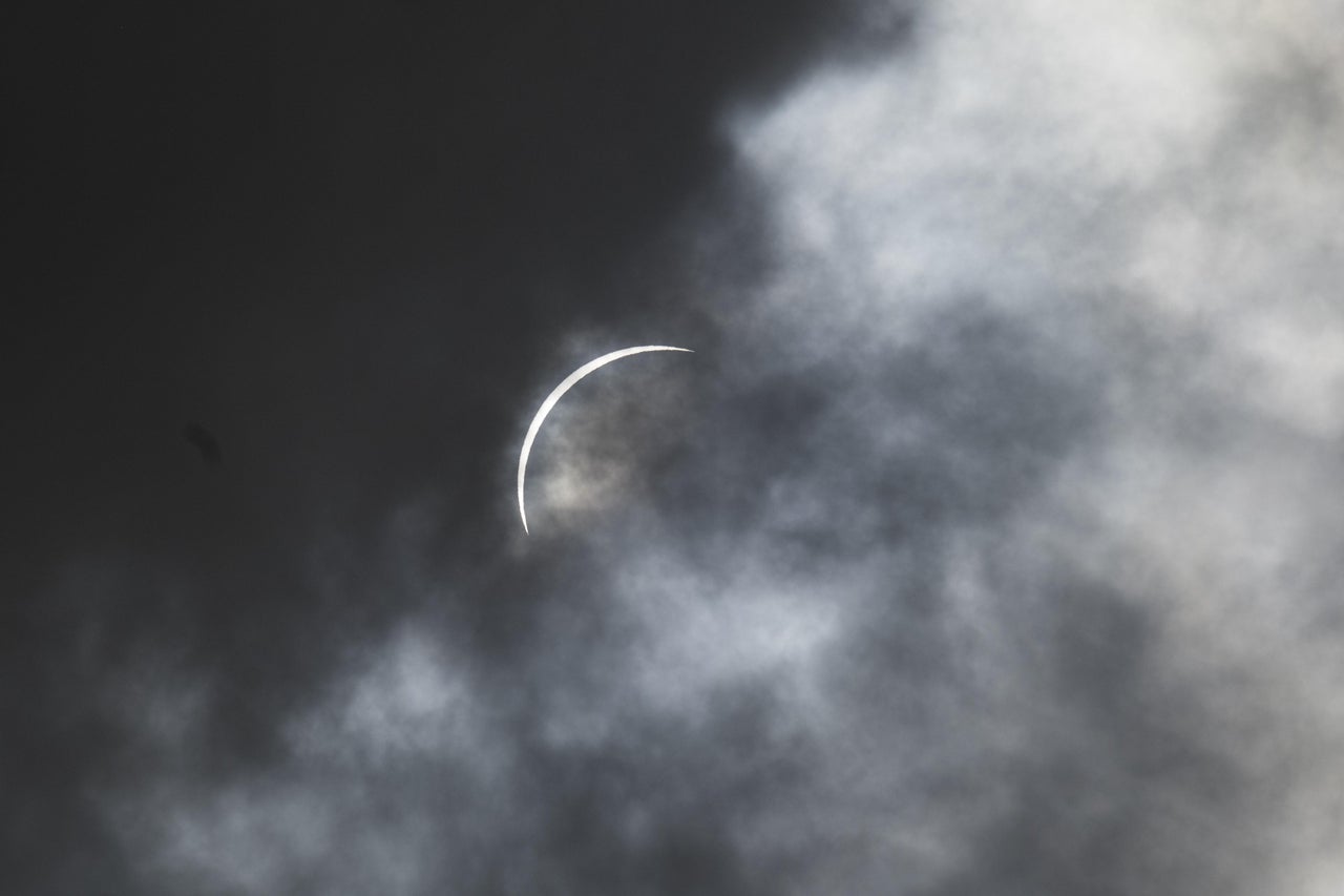 Texas eclipse: The clouds didn’t ruin the experience.