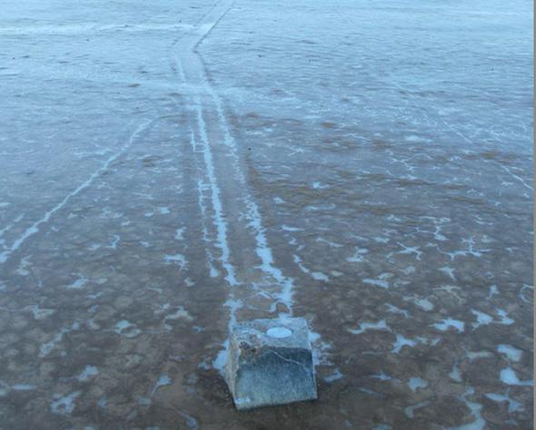 Mystery solved: The sliding stones of Death Valley.
