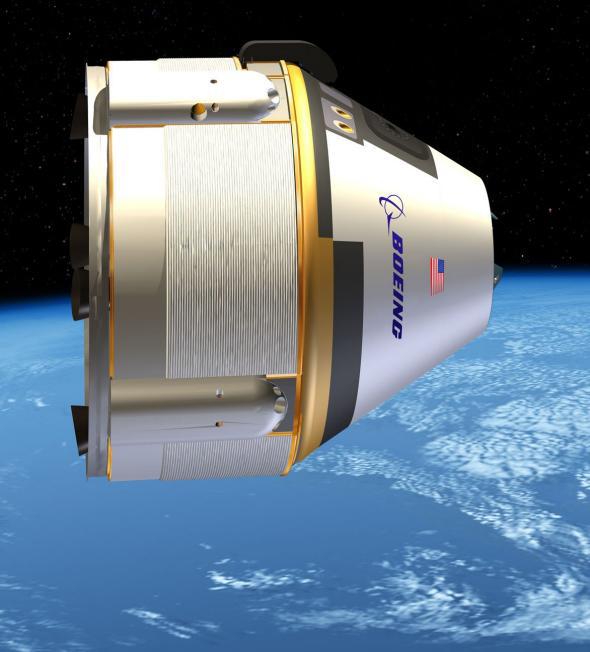 Photos of Boeing's new CST-100 space capsule: it looks like something ...