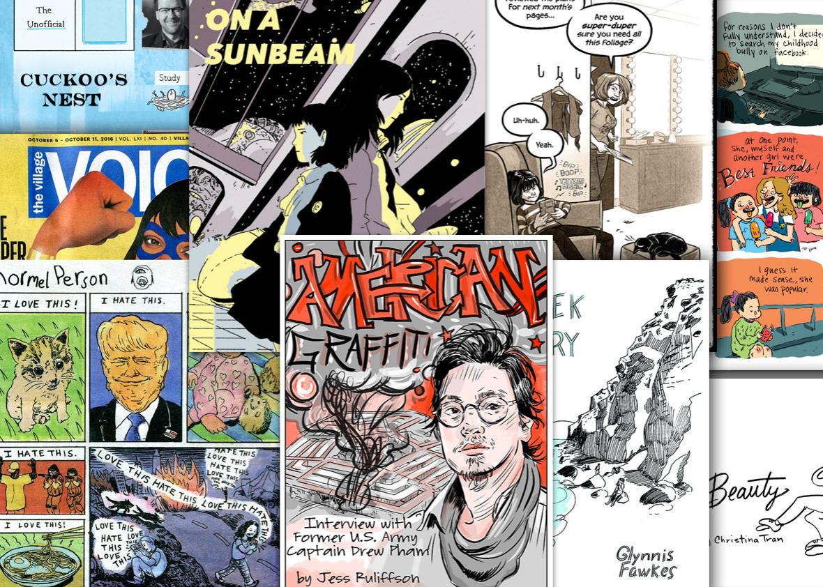 The Cartoonist Studio Prize shortlist for 2017.