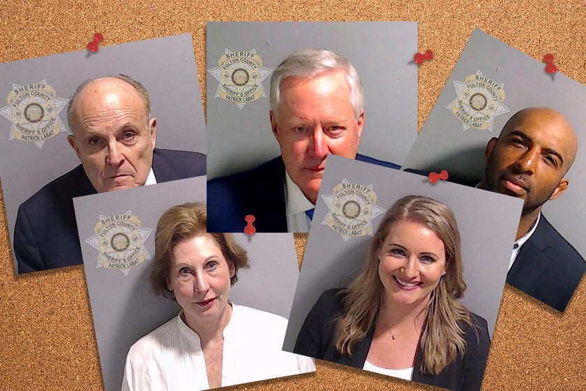 The mug shots of Trump's co-defendants in the Georgia RICO case are a ...