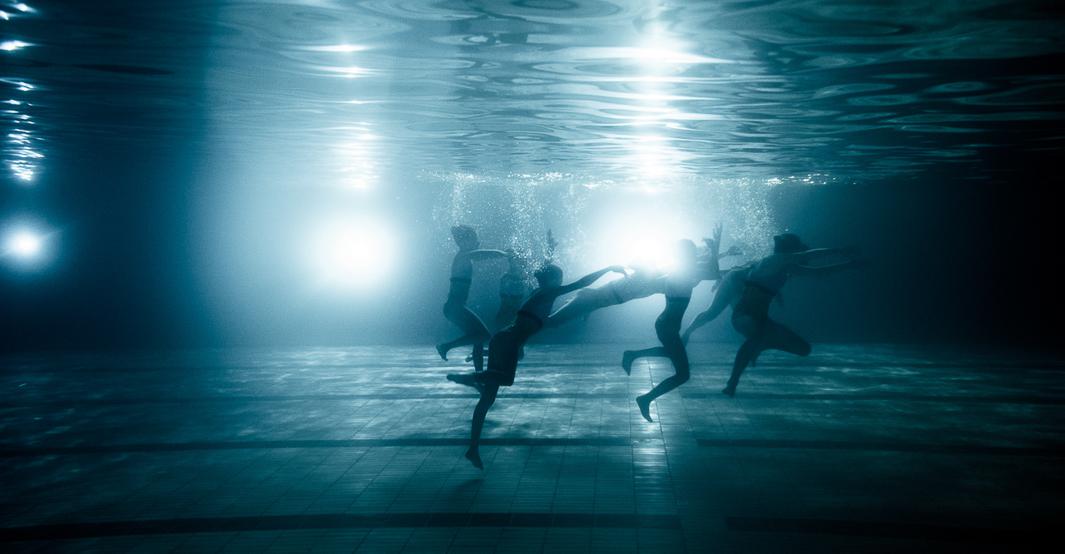 Synchronized Swimming Underwater View