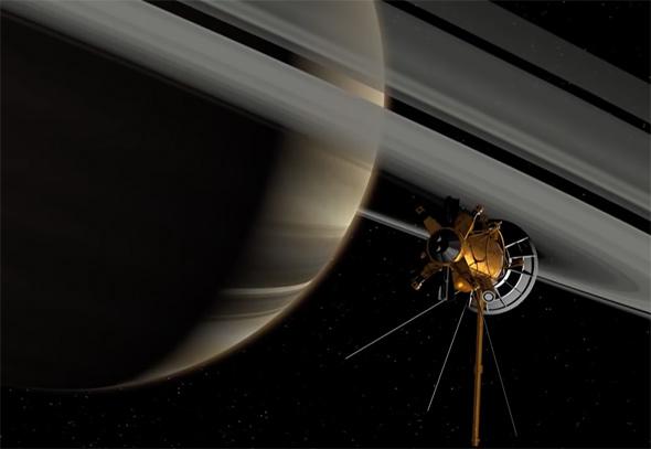 NASA video about the final moments of the Cassini Saturn probe.
