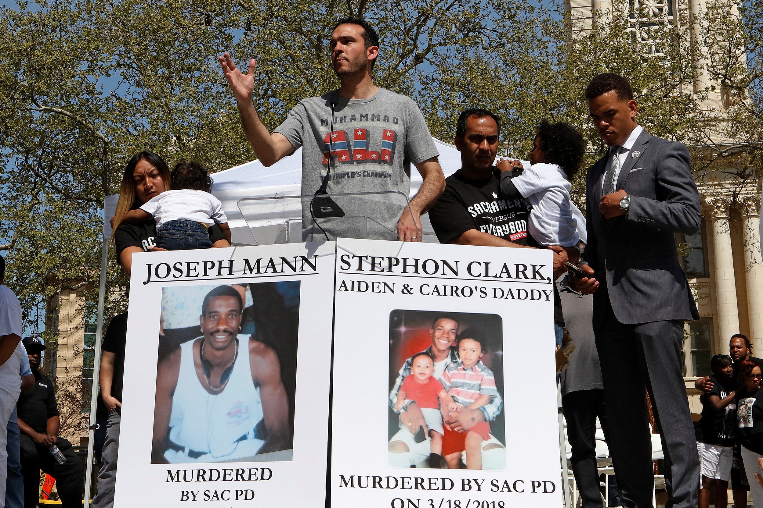 Stephon Clark rallies: Hundreds take to the streets in Sacramento to ...