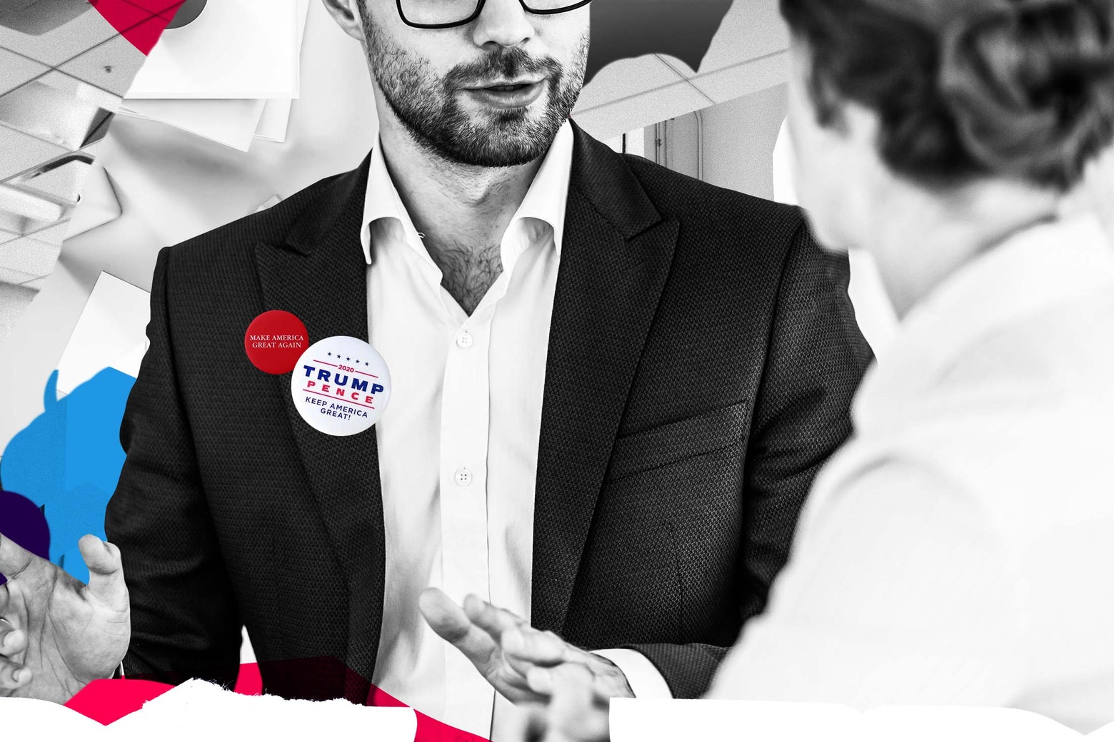 Discussing politics at work can be a minefield.