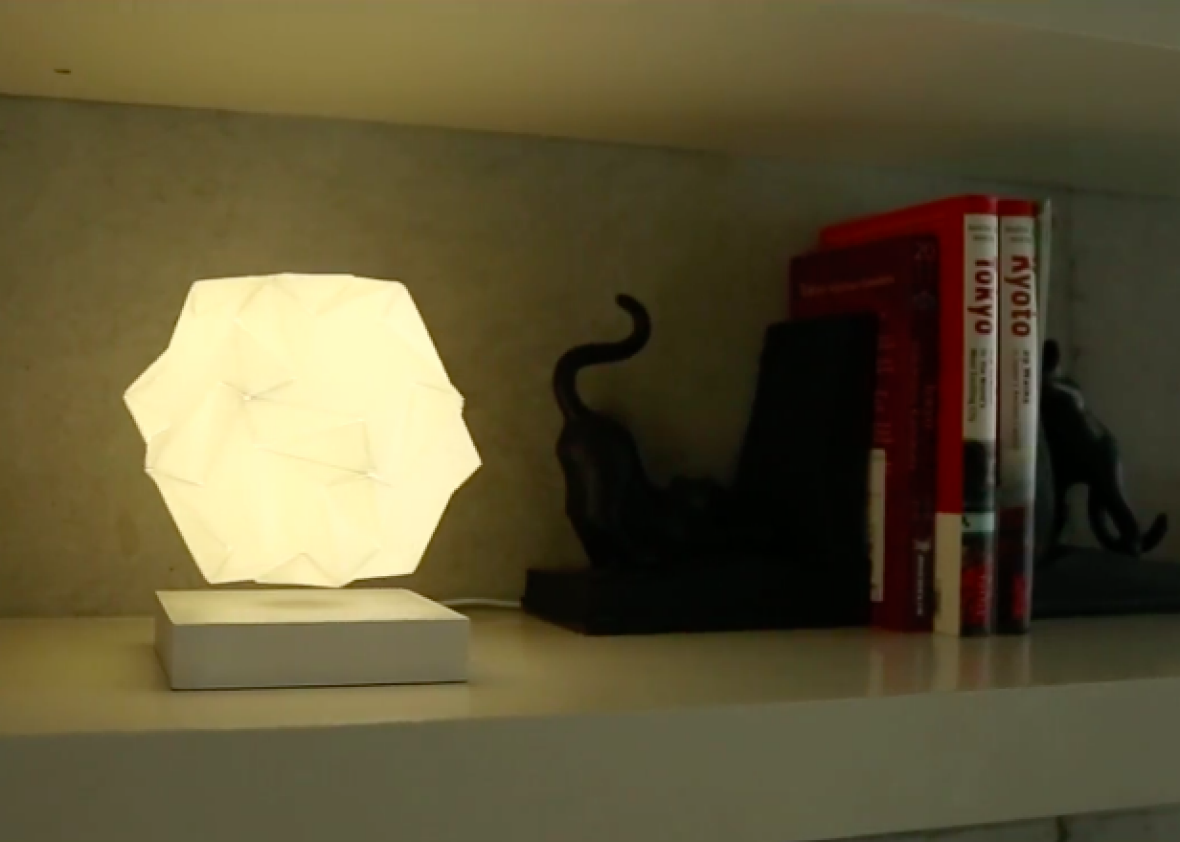 Glow: Levitating lamp from Glow design uses magnets to float and spin ...