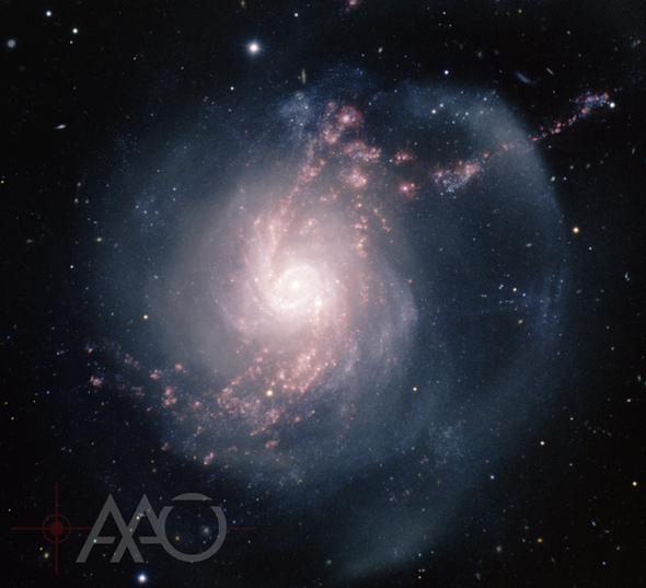 Spiral Galaxy NGC 3310 recently underwent a collision.