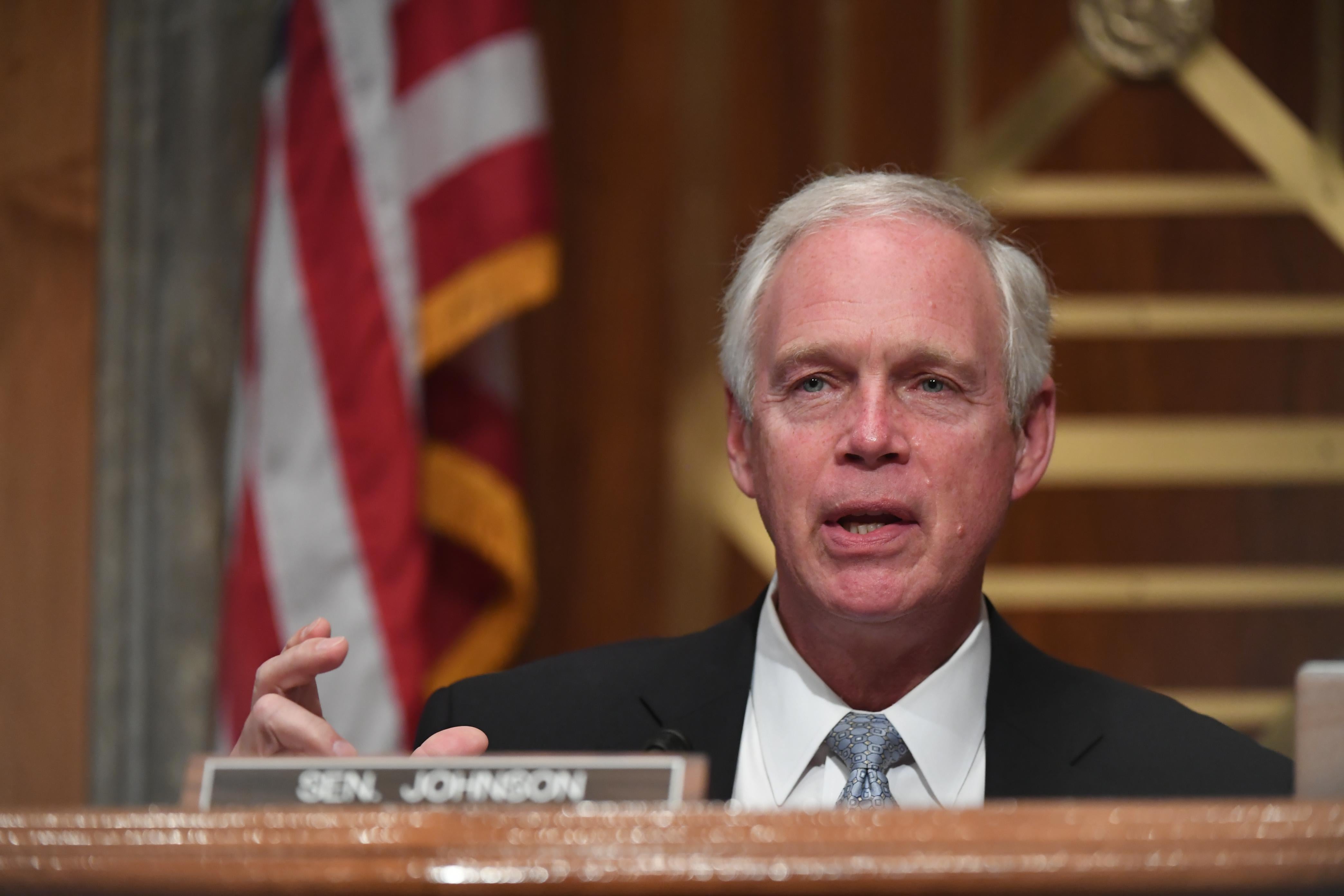 Ron Johnson is the third Republican senator to test positive for COVID-19.
