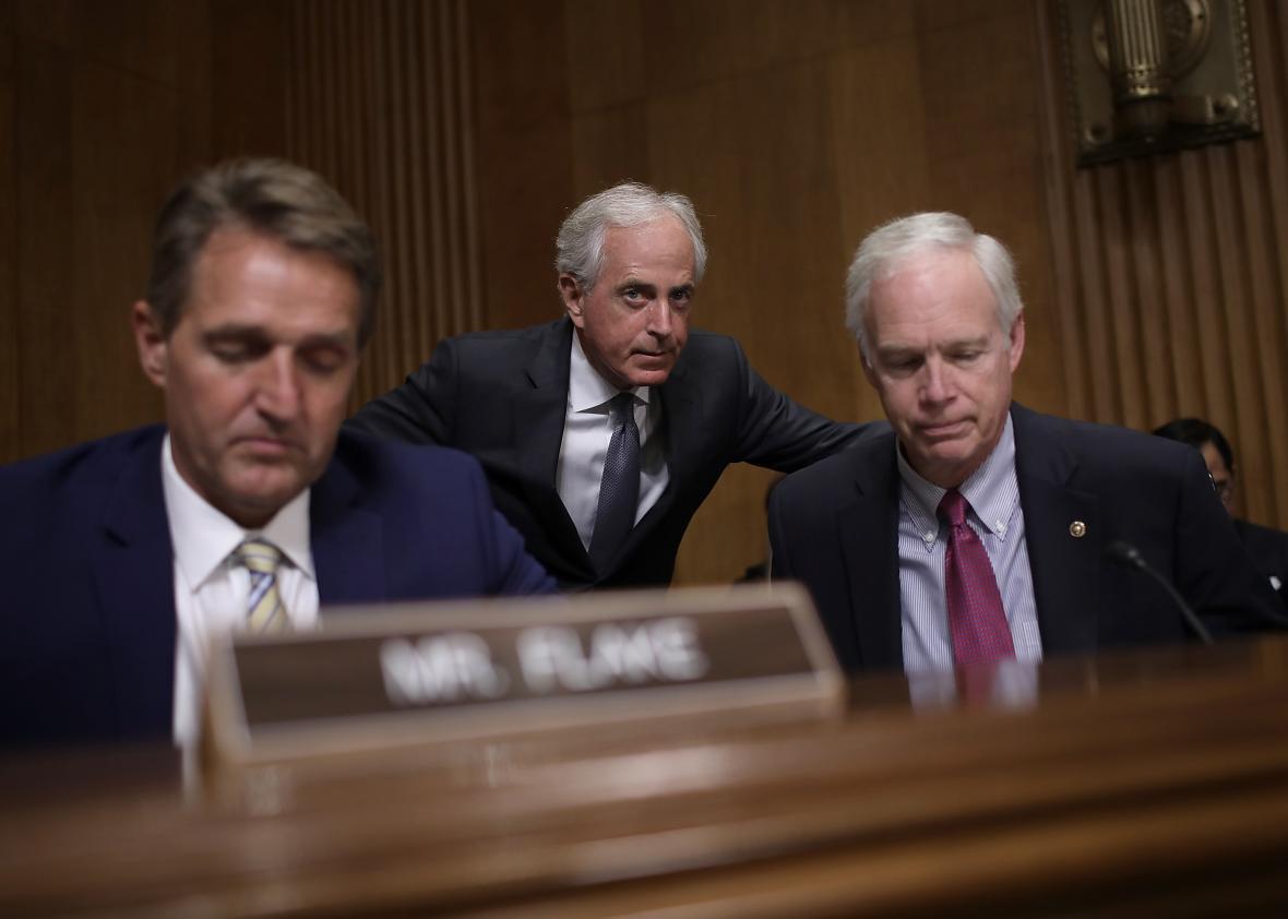 Daily GOP tax bill chat: GOP senators are falling for the bill.