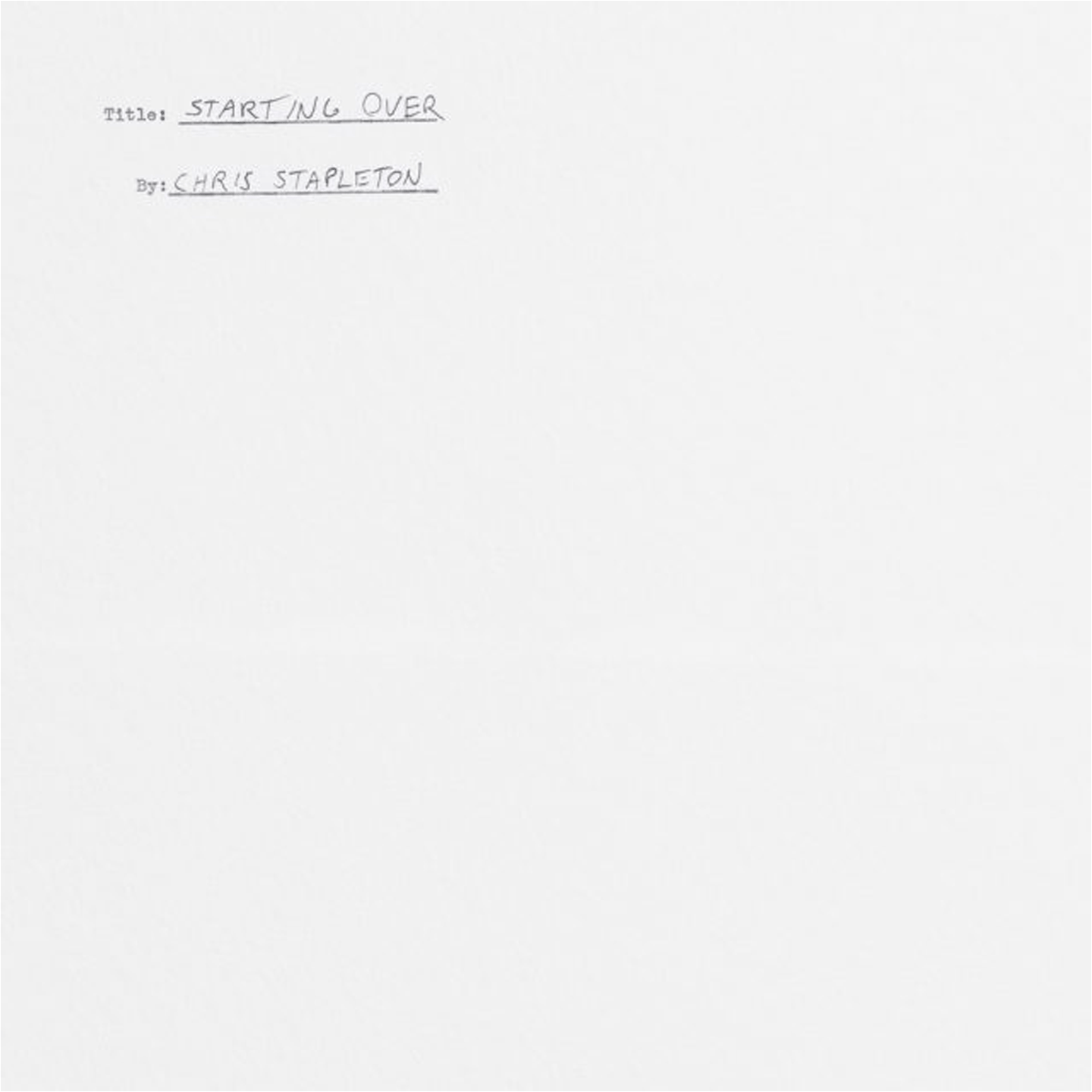 Chris Stapleton’s Starting Over, reviewed: New album finds the country ...