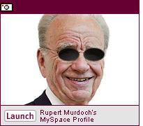 Rupert Murdoch's MySpace page.