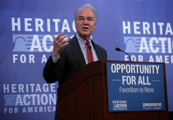 Trump’s HHS pick invested in health stocks while writing laws in congress.