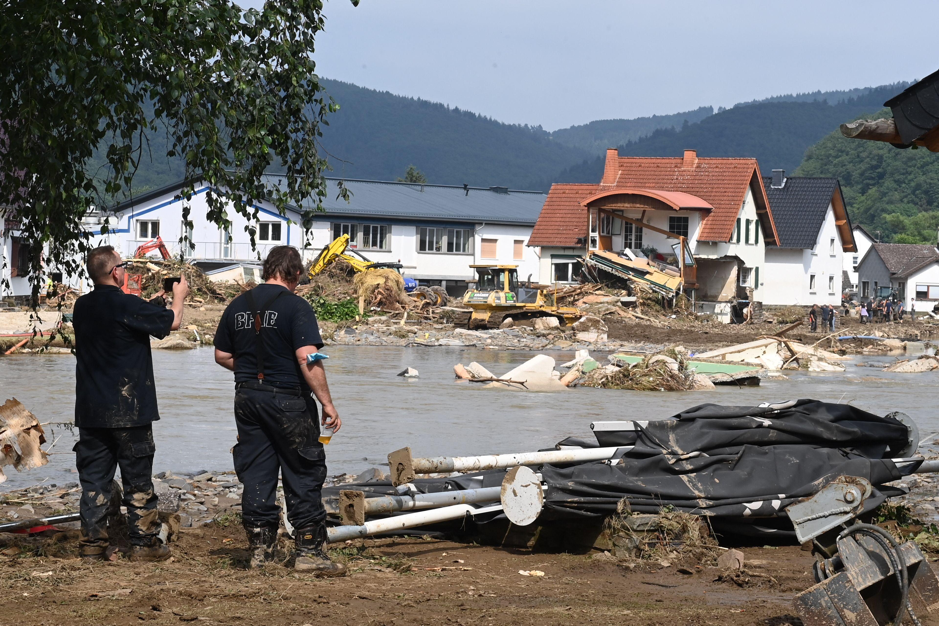 Death toll in European floods rises as Germany and Belgium mourn.