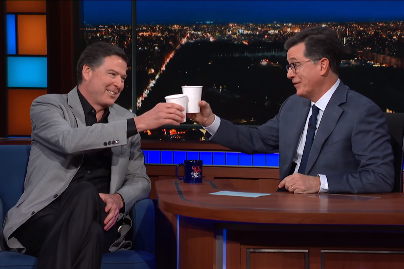 Watch Stephen Colbert's uncut interview with James Comey (VIDEO).