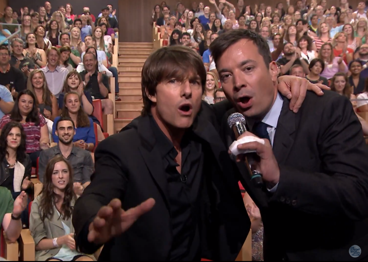 Tom Cruise Tonight Show lip sync battle: The Mission Impossible star ...