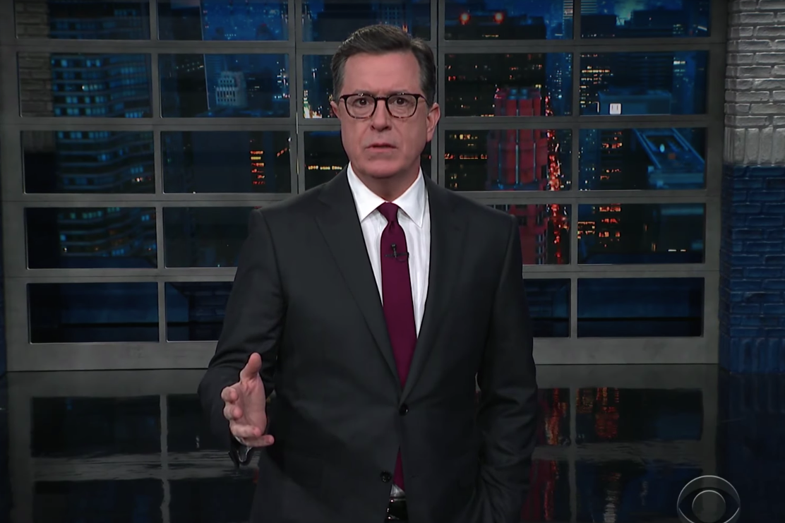 Stephen Colbert on Trump's gun control meeting (VIDEO).