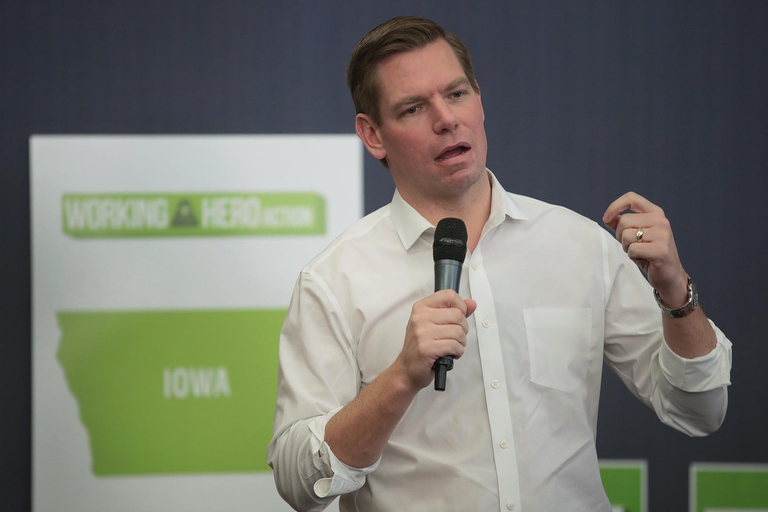 Some Democratic congressman named Eric Swalwell is running for president.