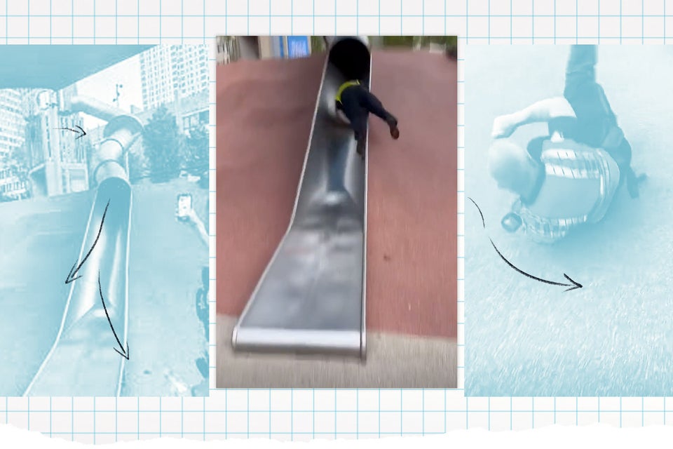 Boston slide cop video: The physics behind the viral descent.