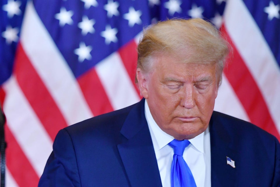 The uncanniness of watching Donald Trump claim premature victory.