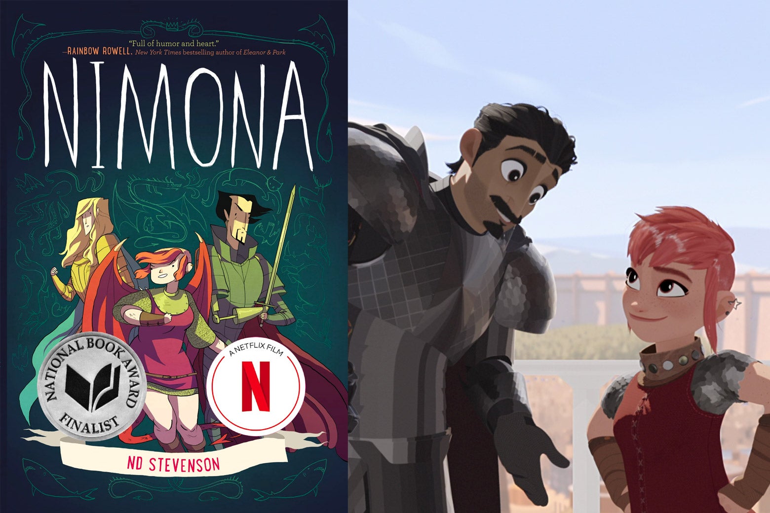 Nimona movie vs. book: Netflix made the story gayer. Is it better?