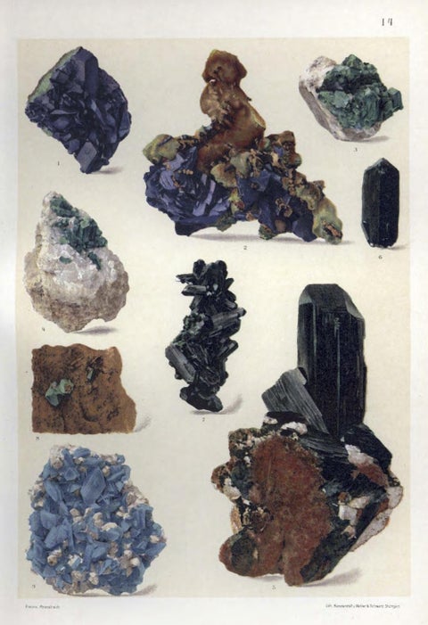 History of minerals and scientific references: Reinhard Brauns' book of ...