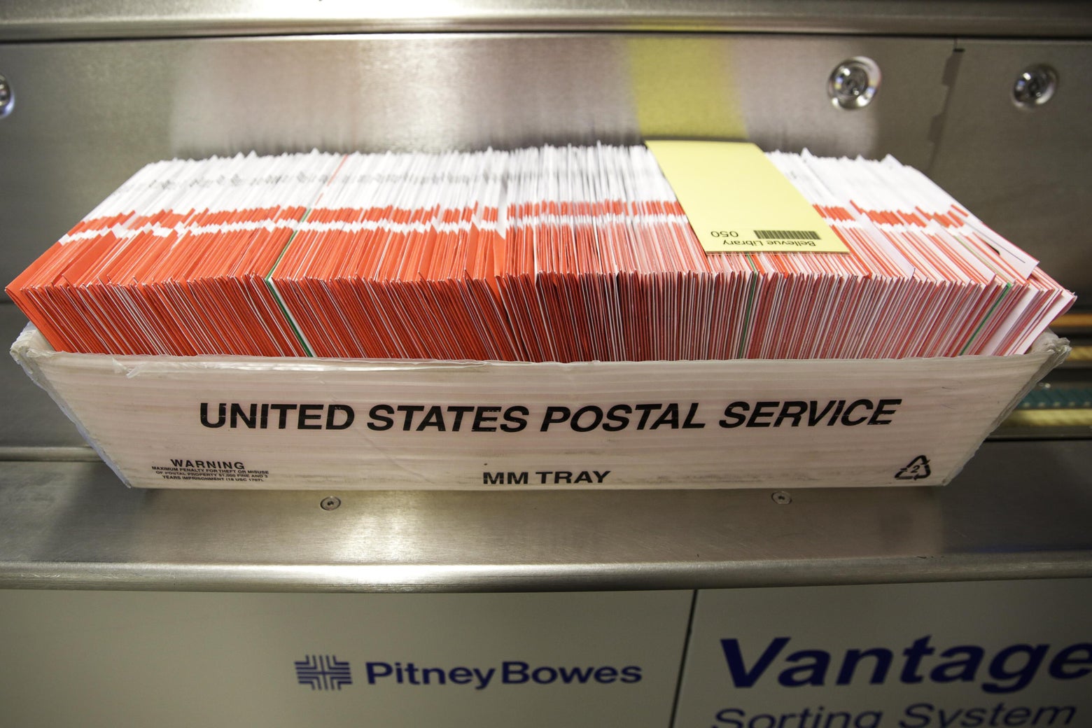 Was USPS a mess in the election, and how much of one?