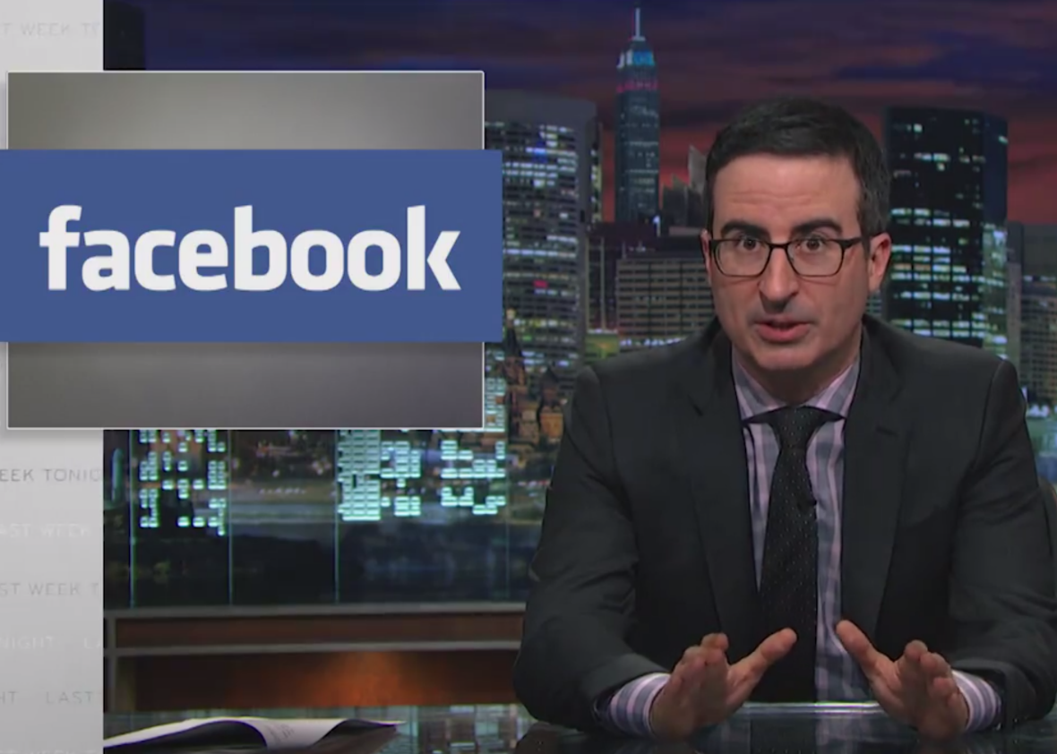 John Oliver’s Facebook privacy notice: Last Week Tonight host says to ...