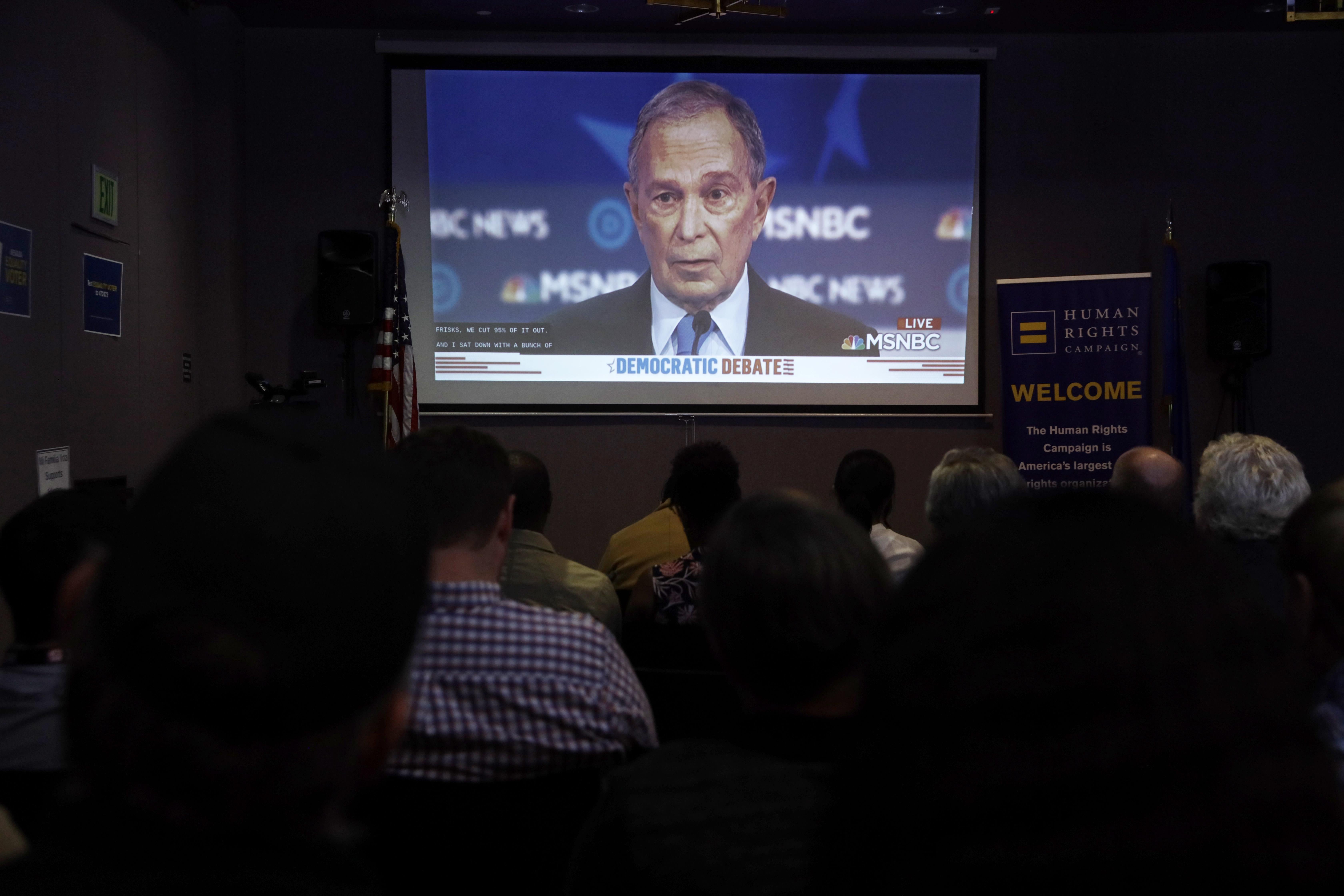 Mike Bloomberg had a good debate, according to the Bloomberg campaign ...