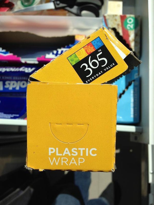 End locks: aluminum foil and saran wrap box tabs are a great invention ...