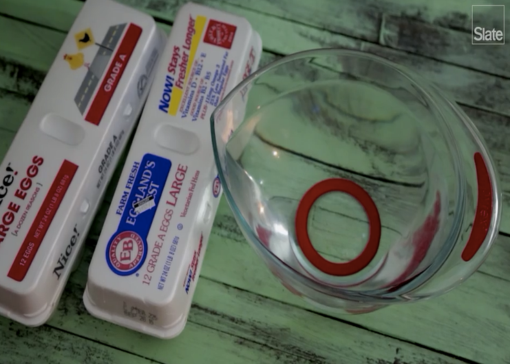 Easy method to test egg freshness (VIDEO).
