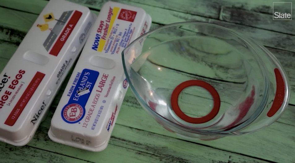 Easy method to test egg freshness (VIDEO).