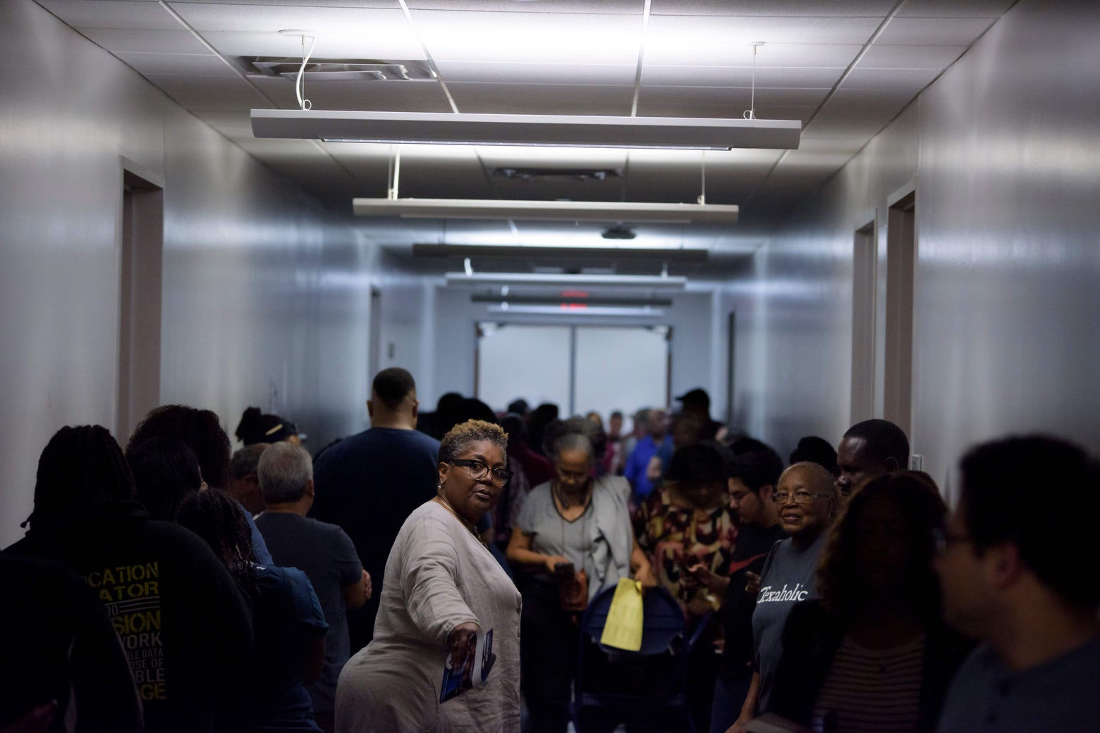 Three-hour waits extend Texas' Super Tuesday voting past poll-closing time.