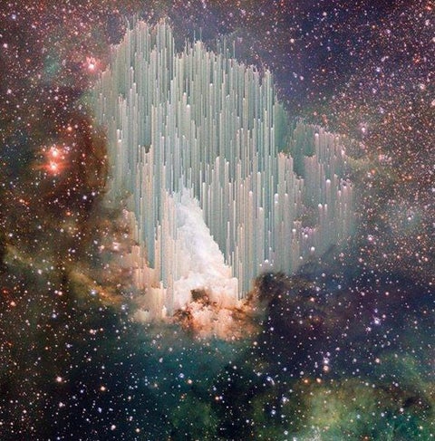 Cosmic ice sculptures photo debunked.