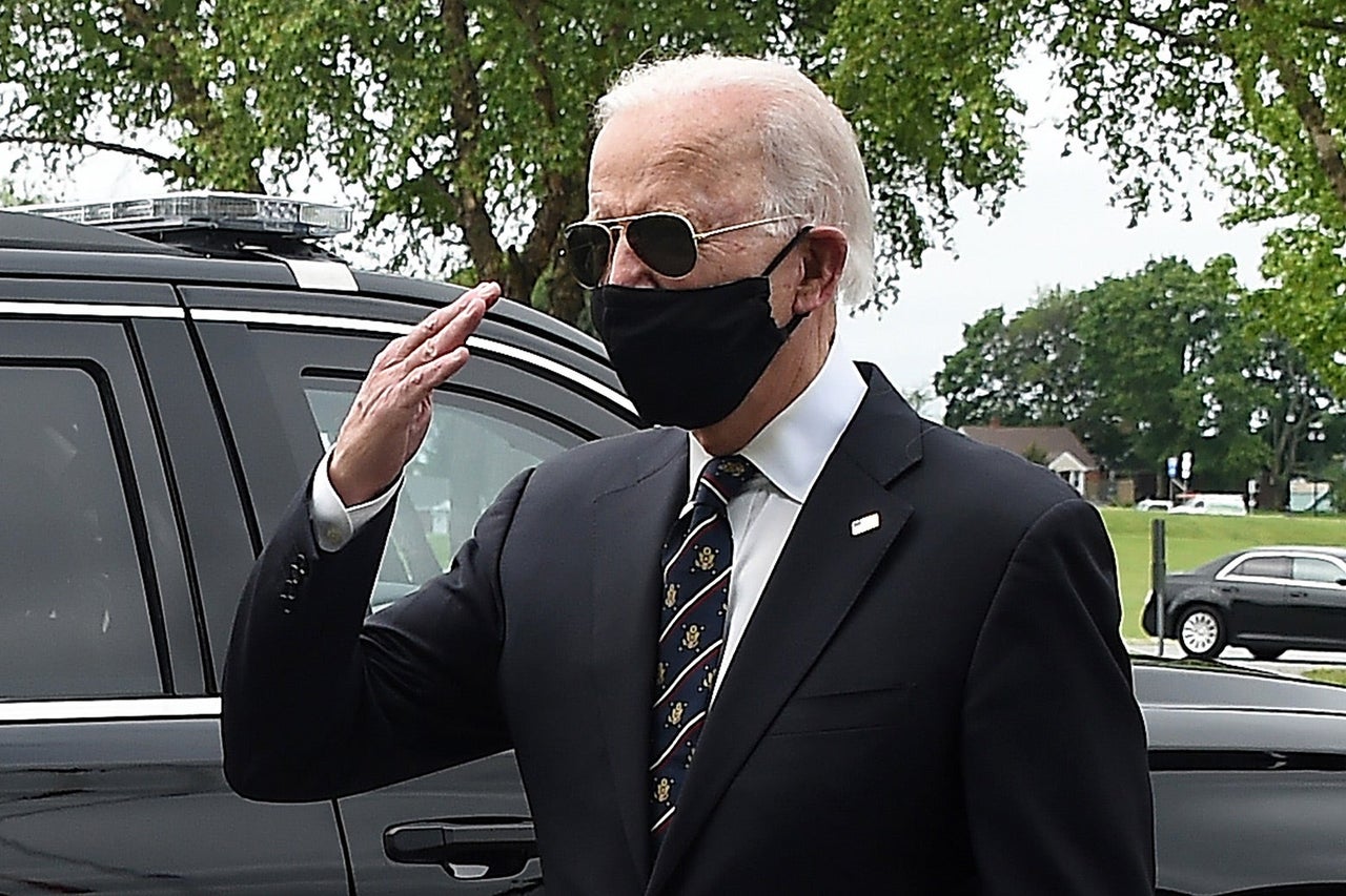 Joe Biden looked good in his mask.