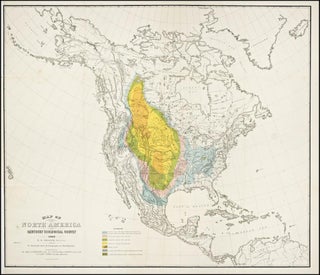 Map: Bison distribution in North America