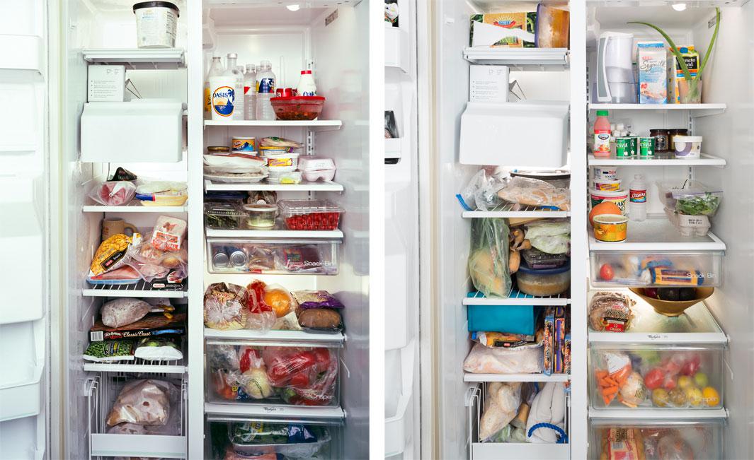 Mark Menjivar photographs inside people’s refrigerators for his series ...