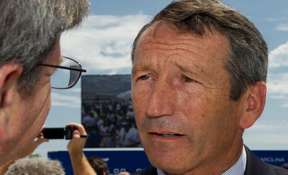 Mark Sanford in court, accused of harassing ex-wife Jenny Sanford three ...