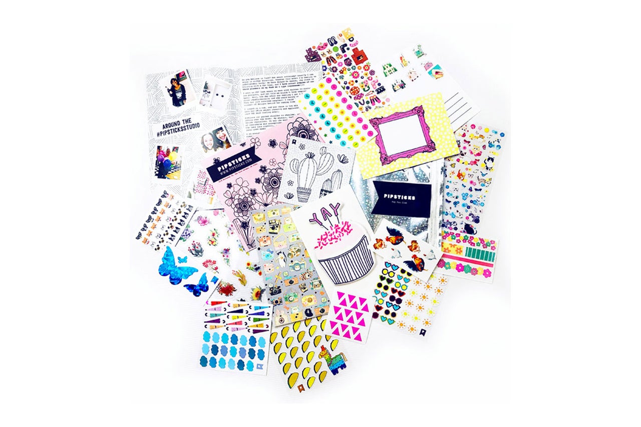 Best art gifts for kids: paper rolls, sticker clubs, and blank dolls.