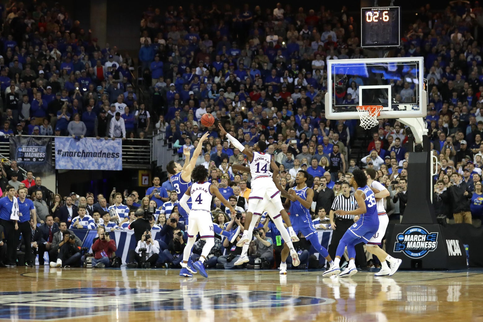 Duke came this close to making the Final Four.