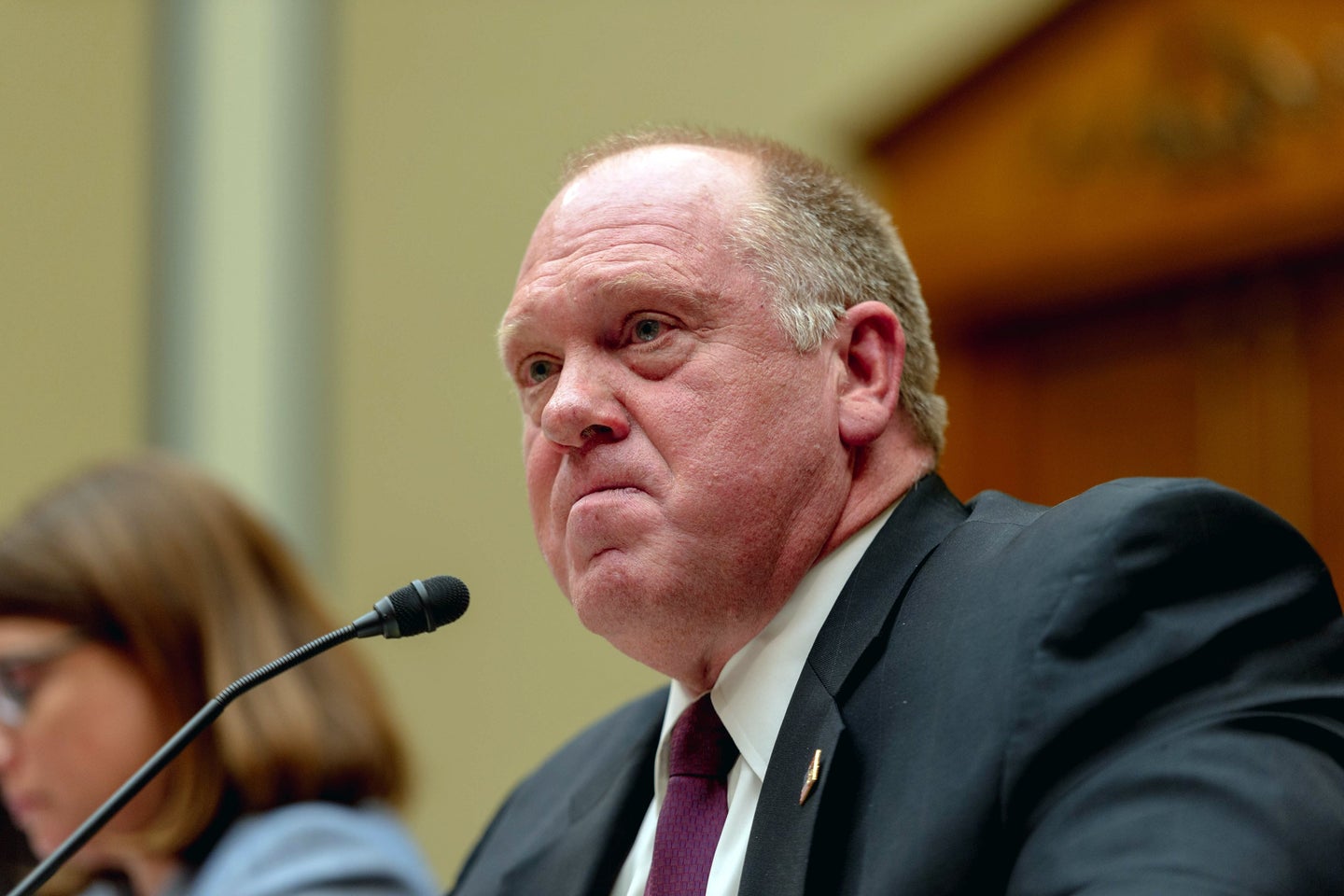 Former ICE chief Thomas Homan brings abusive behavior to Congress.