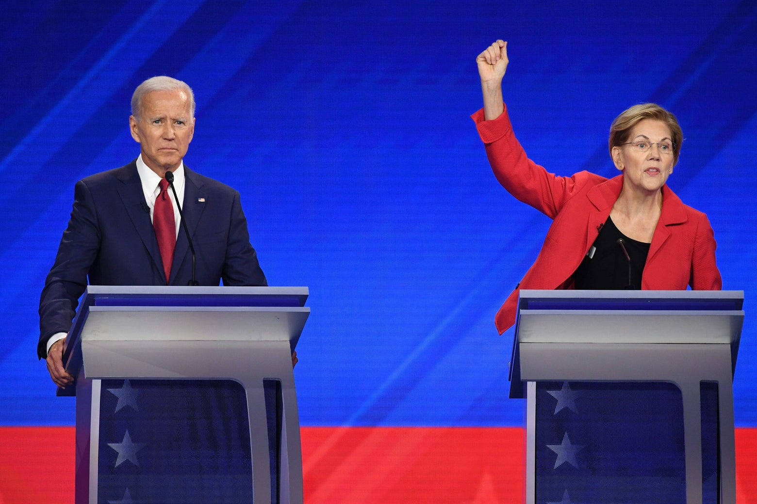 Iowa poll: Warren overtakes Biden for first time in key state.