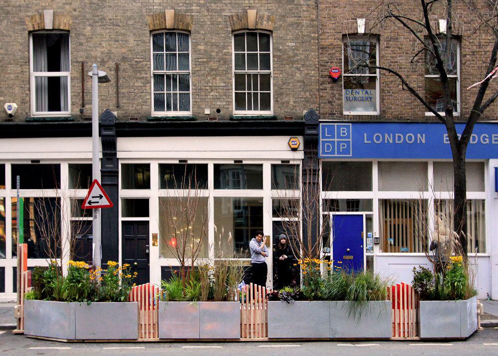 ParkedBench from WMB Studio is a portable micropark that replaces two ...