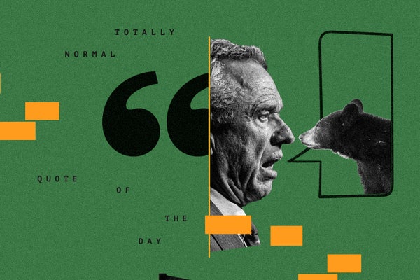 RFK Jr.'s dead bear scandal: The only lesson from this horrifying tale.