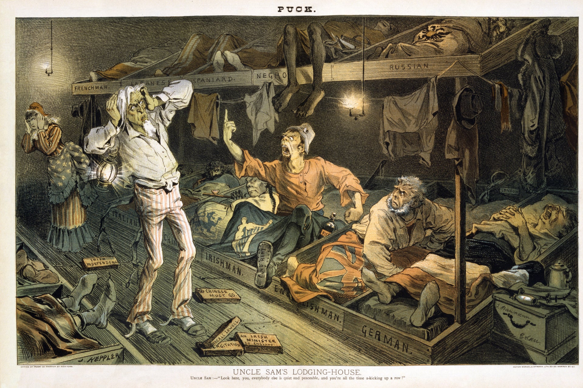 How the United States came to have both Uncle Sam and Lady Liberty.