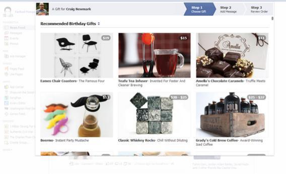 Facebook Gifts: How the social network has revolutionized gift-giving ...