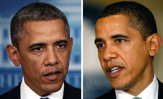 Obama appearance inauguration: Does stress make presidents age faster?