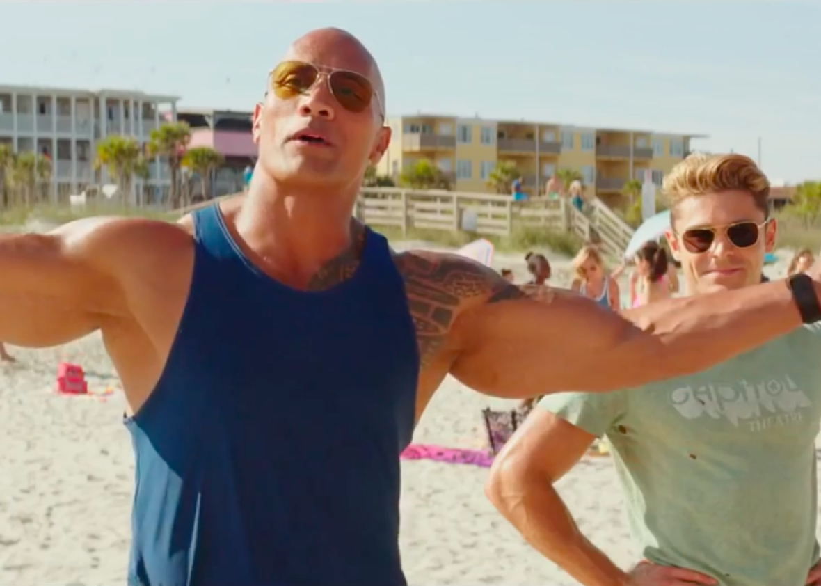 First trailer for Baywatch, starring Dwayne Johnson and Zac Efron (VIDEO).