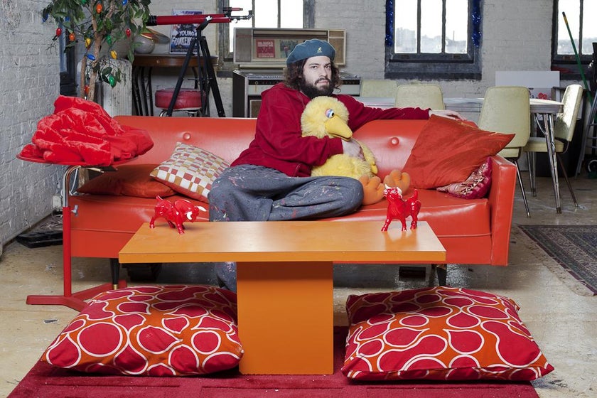 Alex Wein photographs residents of Baltimore’s Copycat building.