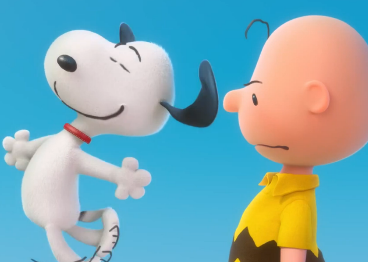 Original Peanuts characters react to CGI trailer in Vulture remix.